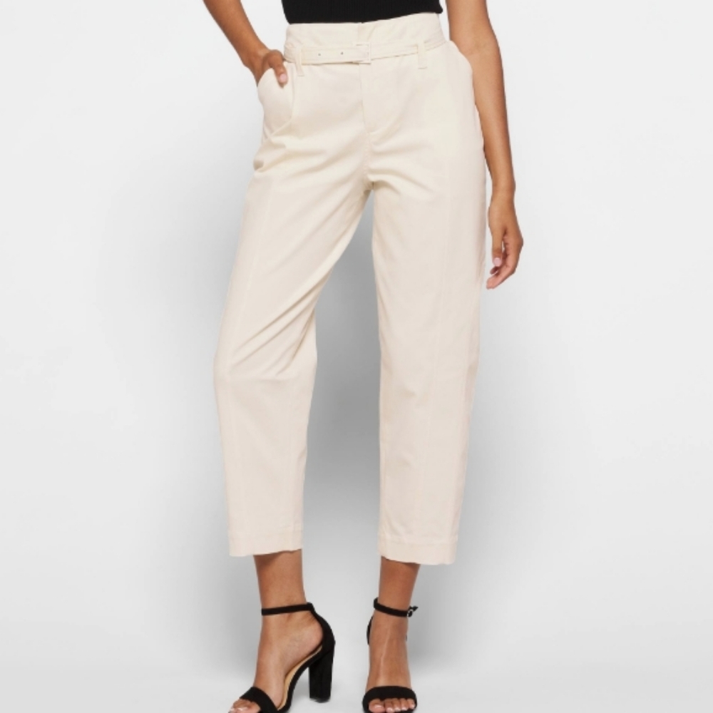 Ted Baker Panel Barrel Leg Trousers Pants - Gem